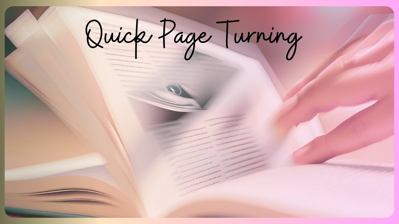💨 Quick Paced Page Turning Compilation | Crinkly Magazine and Book ...