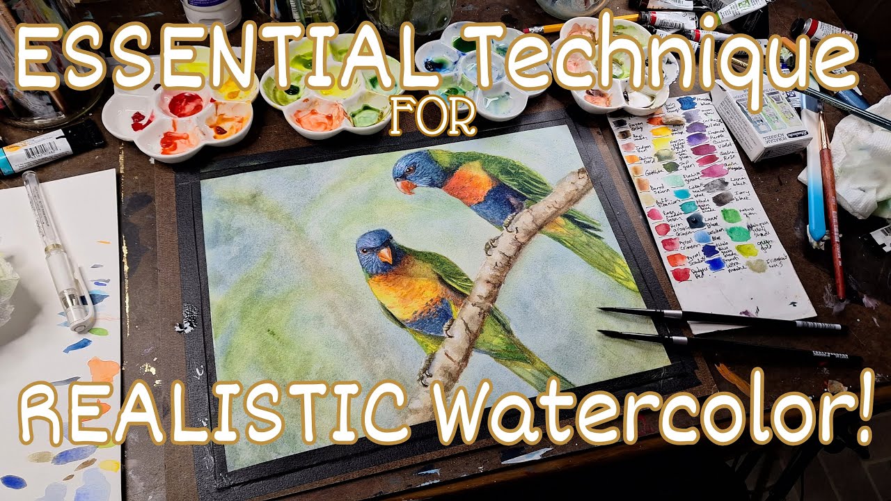 You MUST Know This Technique for Realistic Watercolor! - YouTube