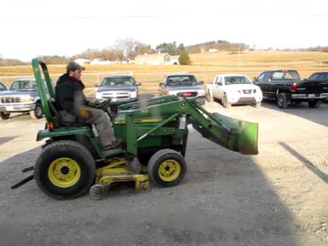 John Deere 755 4x4 Diesel Tractor - YouTube