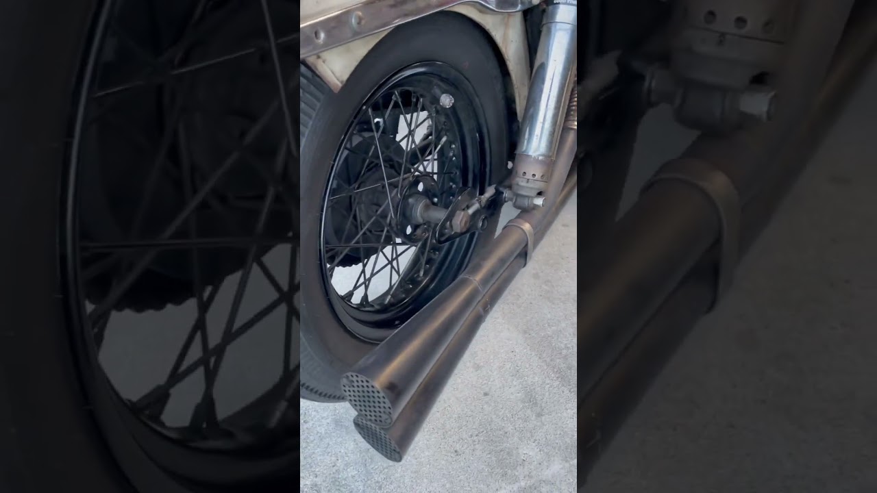 【Harley-Davidson】pan head duo glide sound． - YouTube