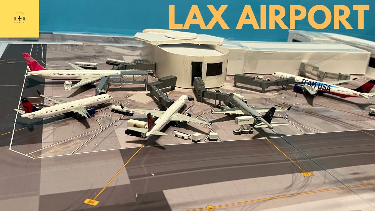 LAX Model Airport Delta T-3 Update April 22, 2023 - YouTube
