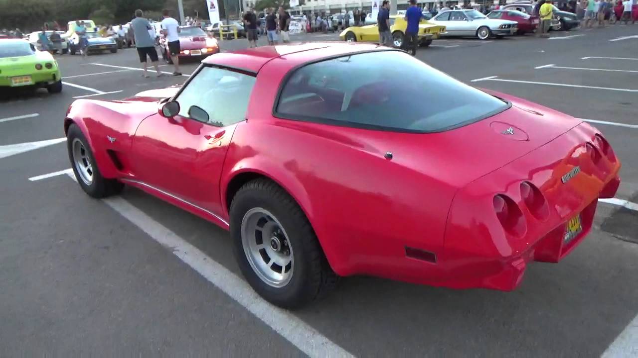 Red Chevrolet Corvette Stingray C3 T-Top Coupe 1979 - YouTube