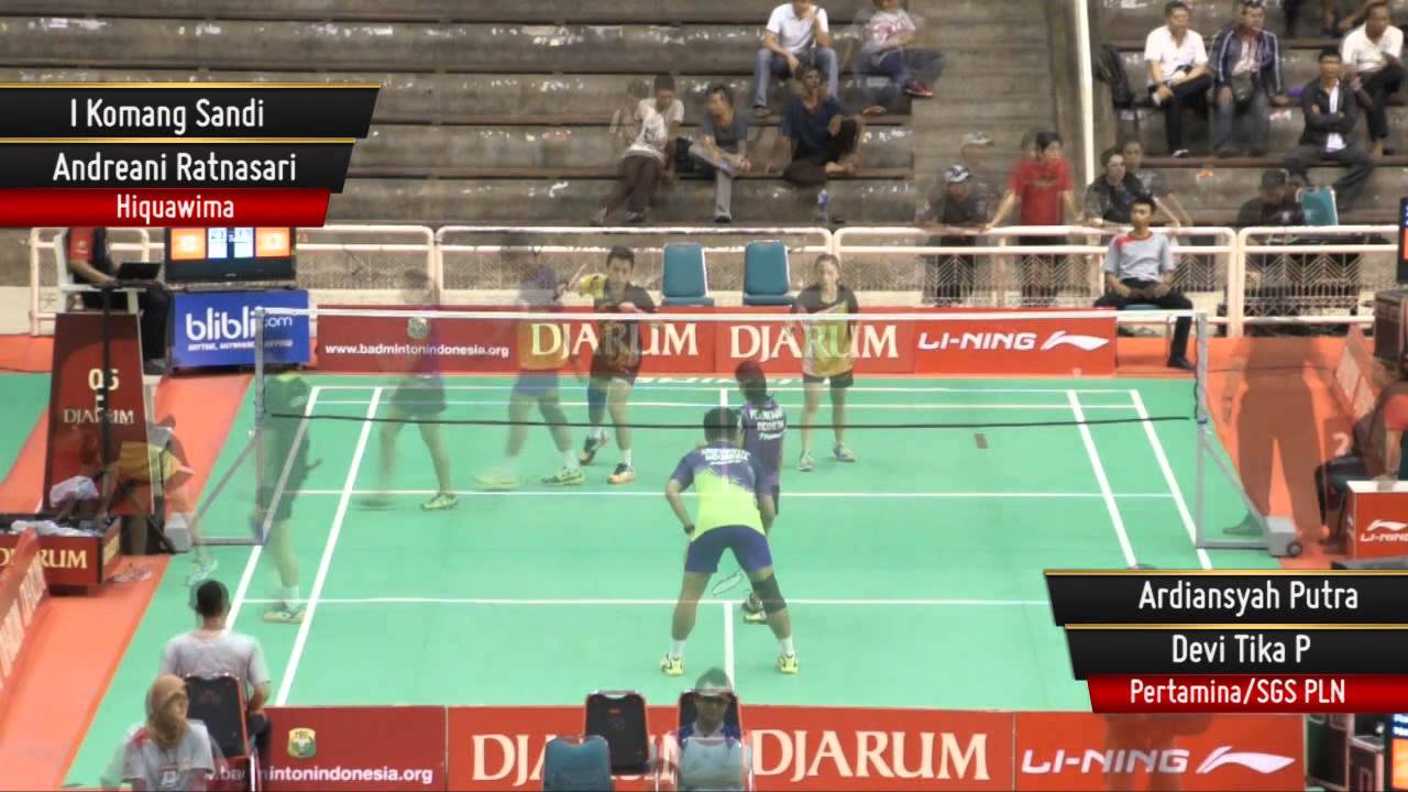 Ardiansyah Putra / Devi Tika P (Pertamina/SGS PLN) VS I Komang S ...