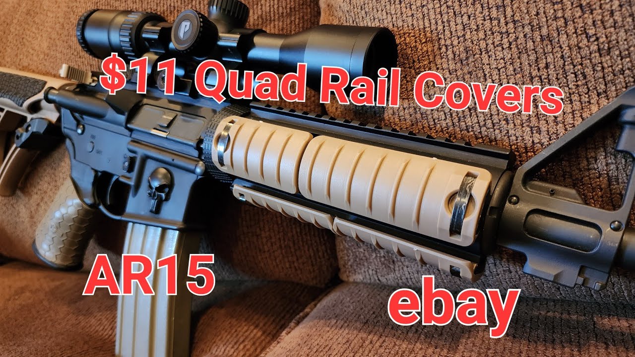 AR15 8pc Quad Rail Covers from ebay 👌 - YouTube