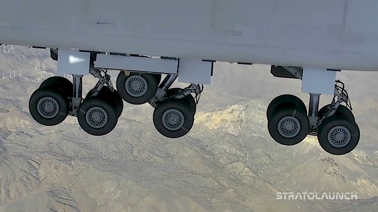 Stratolaunch Roc’s 4th test flight - major milestone, retracting and ...