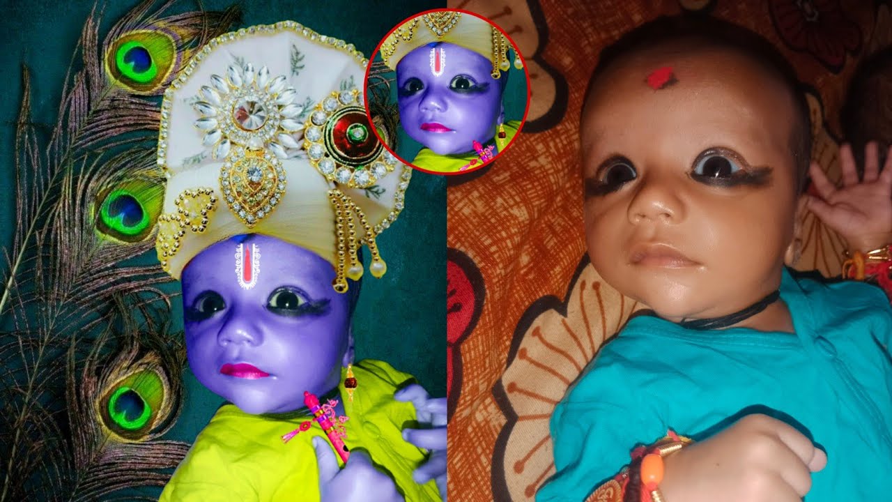 Baby Photo Editing Lord Krishna Concept Editing PicsArt Lord Krishna ...