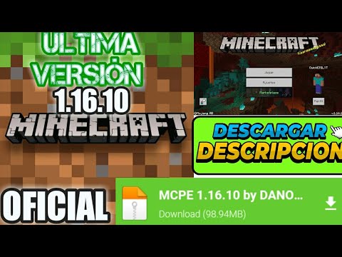 Minecraft Gratis Original ultima Vercion 1.16.20//MCPE Oficial//Como ...