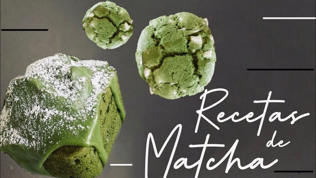 RECETAS CON MATCHA SALUDABLES • (2 recetas fáciles con matcha y ...