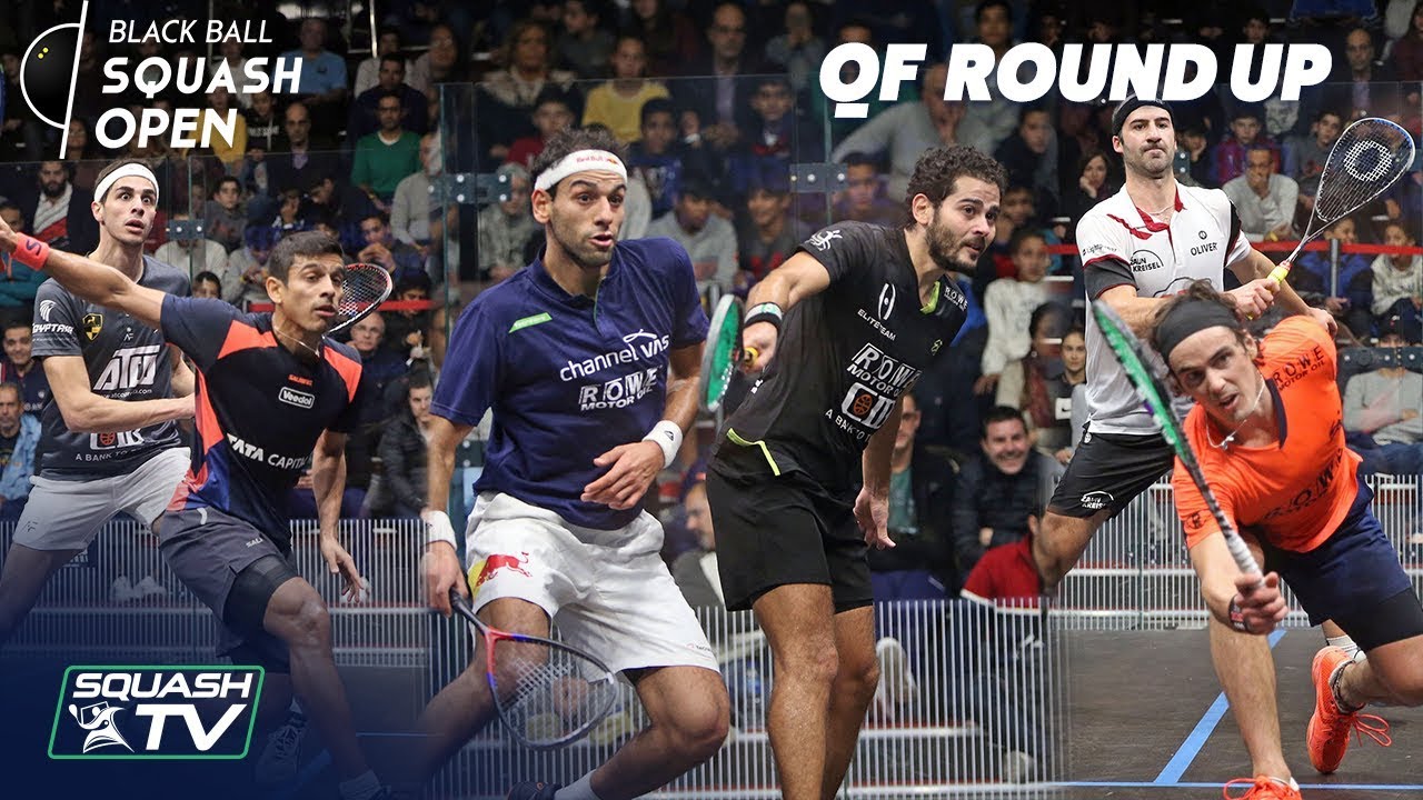 Squash: CIB Black Ball Squash Open 2018 - QF Roundup - YouTube