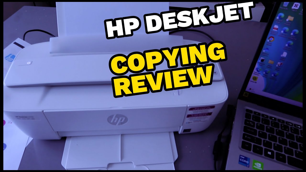 HP DESKJET 3700E COPYING Review - YouTube