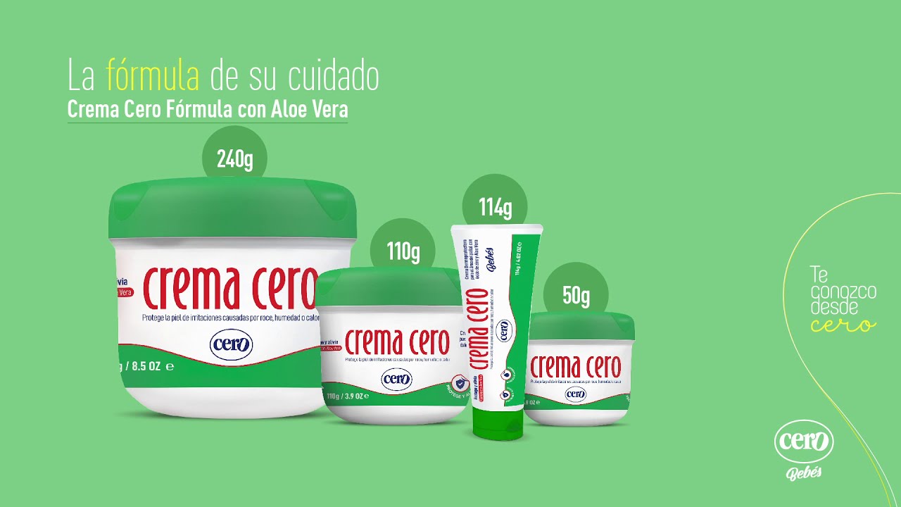 Crema Cero Fórmula Aloe Vera - YouTube