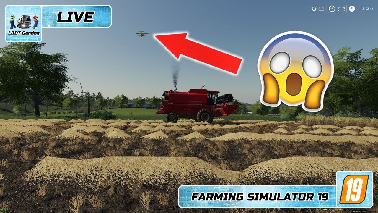 🔴 DES AVIONS DANS FARMING SIMULATOR 19 !!! 🔴 #FS19 #LS19 #Farming #FSX ...