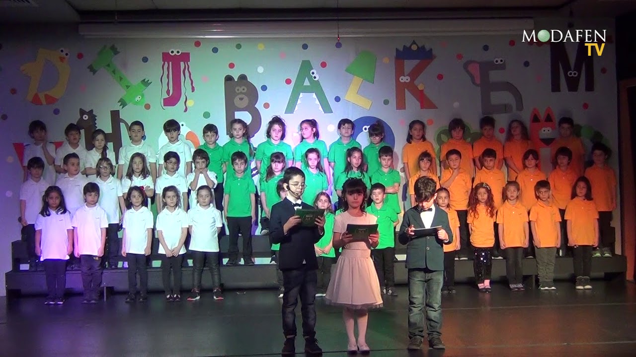 Modafen 1. sınıflar Okuma Bayramı 1A, 1C, 1D Sınıfları - 2018 - YouTube