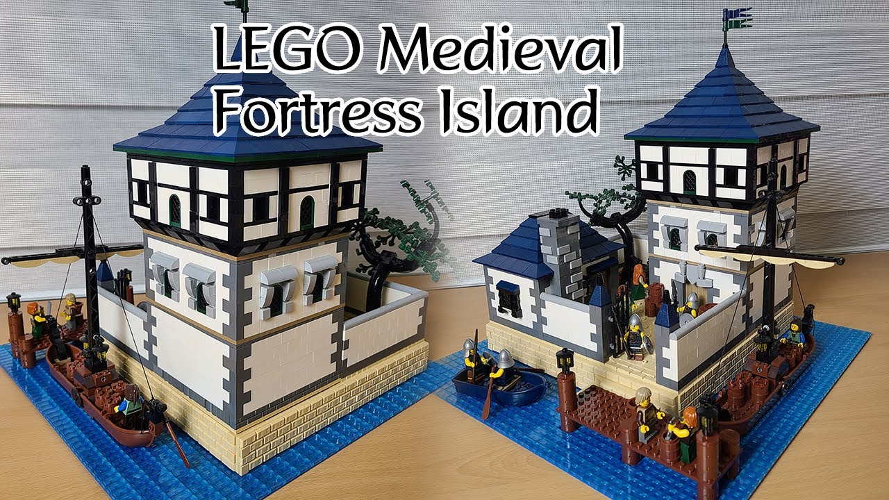 LEGO Medieval Fortress Island - YouTube