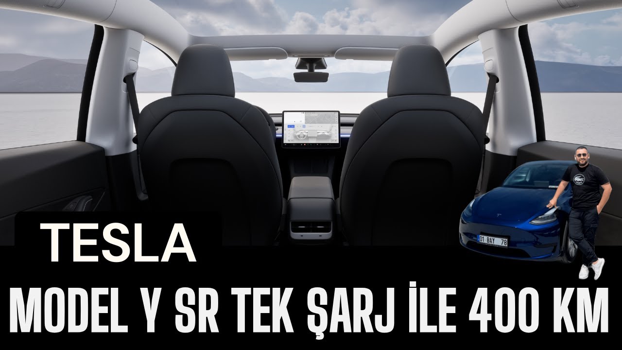 Tesla Model Y SR Tek Şarj İle 400 km yol yaptım | WLTP 455 km - YouTube