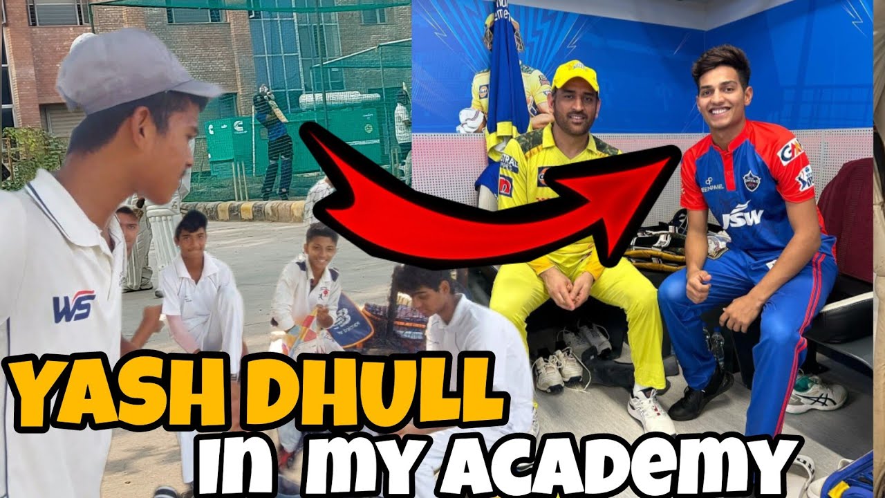 Yash dhull in my academy (indian cricketer captain u-19) | 75 hard ka 7 ...