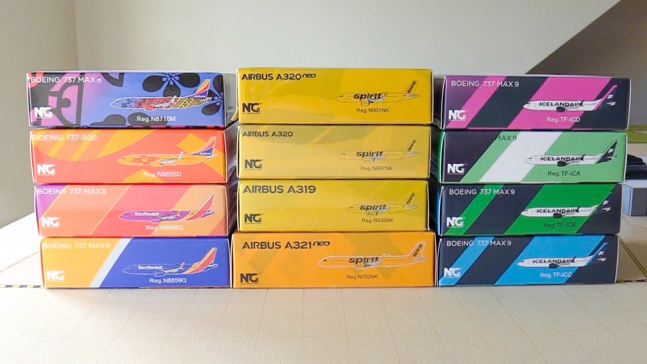 A Very Colourful 12 Model Unboxing! - YouTube