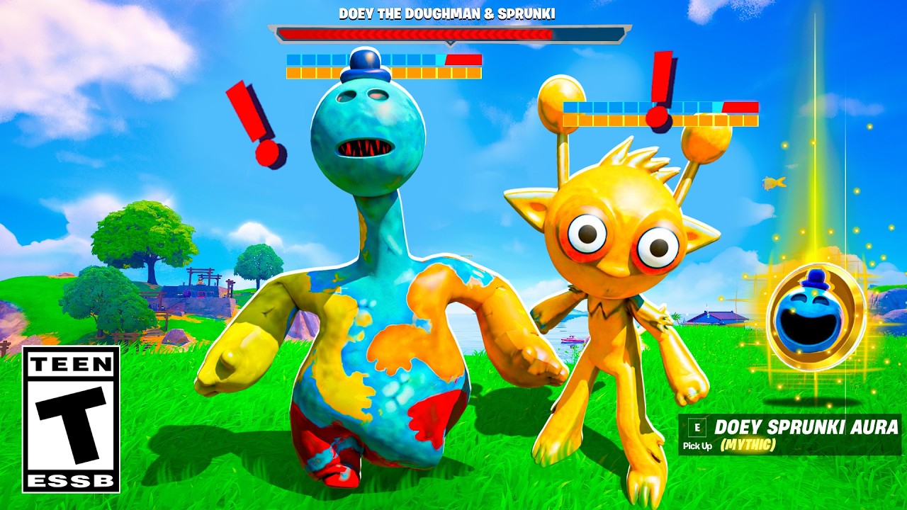 NEW DOEY THE DOUGHMAN SPRUNKI BOSS in Fortnite Update - YouTube