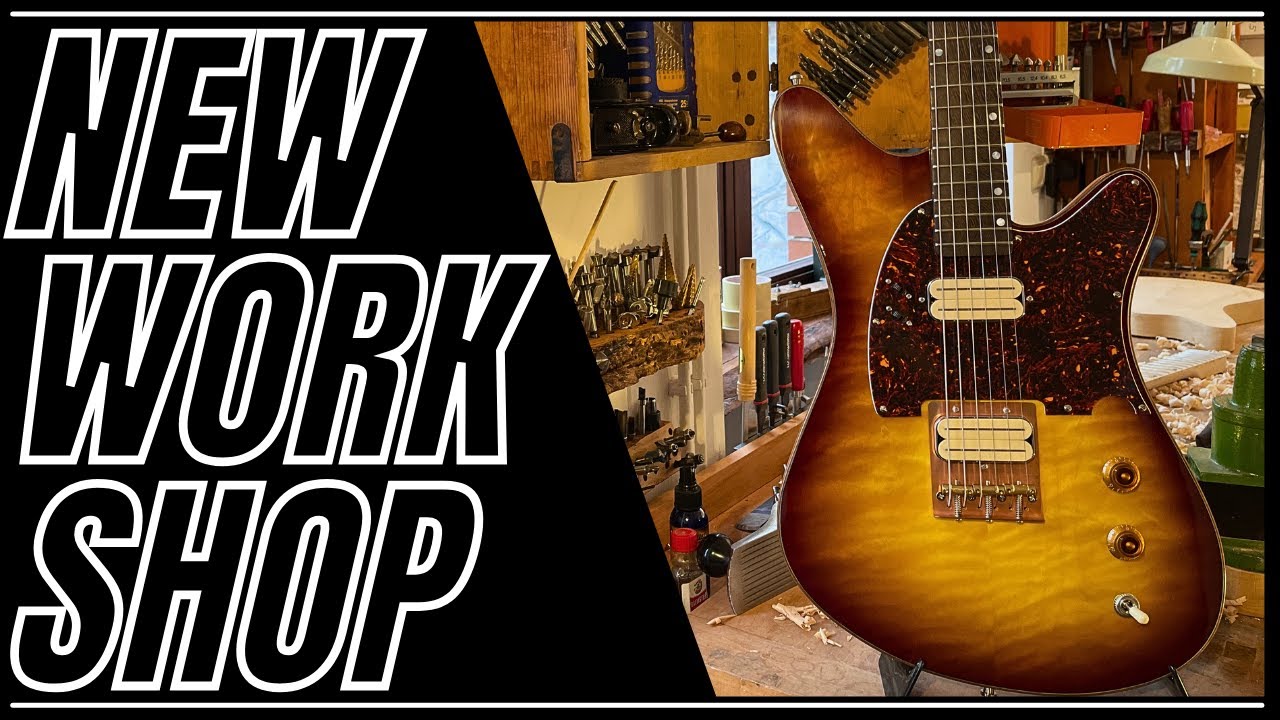 My New Luthier Guitar Workshop Craftsmanship Workspace - YouTube