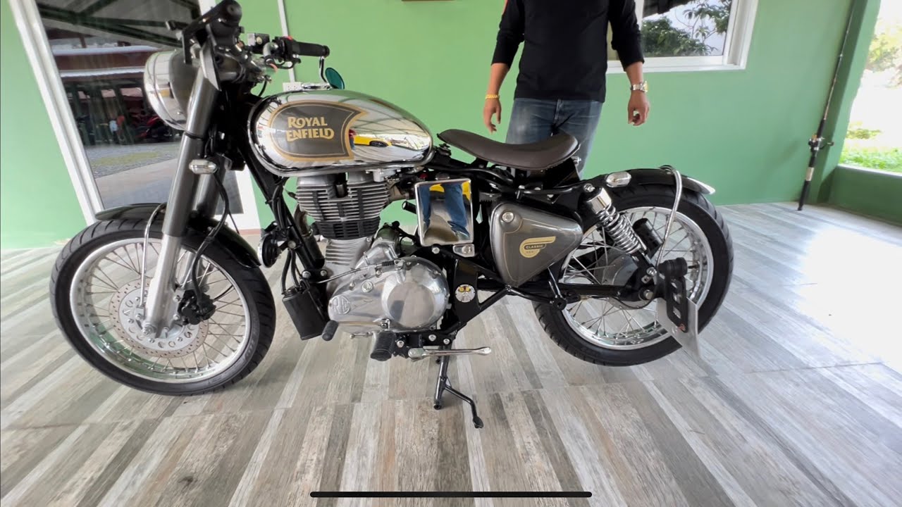 Royal enfield bullet efi 500 ปี2018 Custom - YouTube