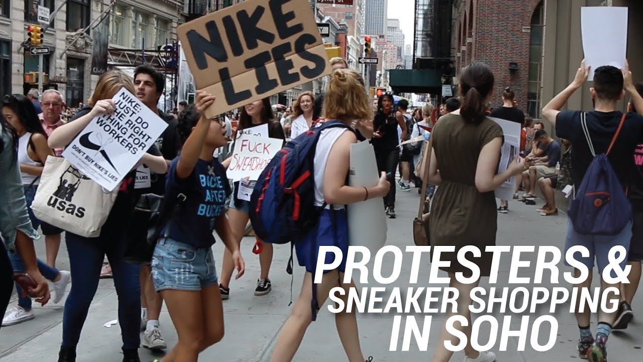 SNEAKER SHOPPING, NIKE PROTESTS & SKECHERS - YouTube