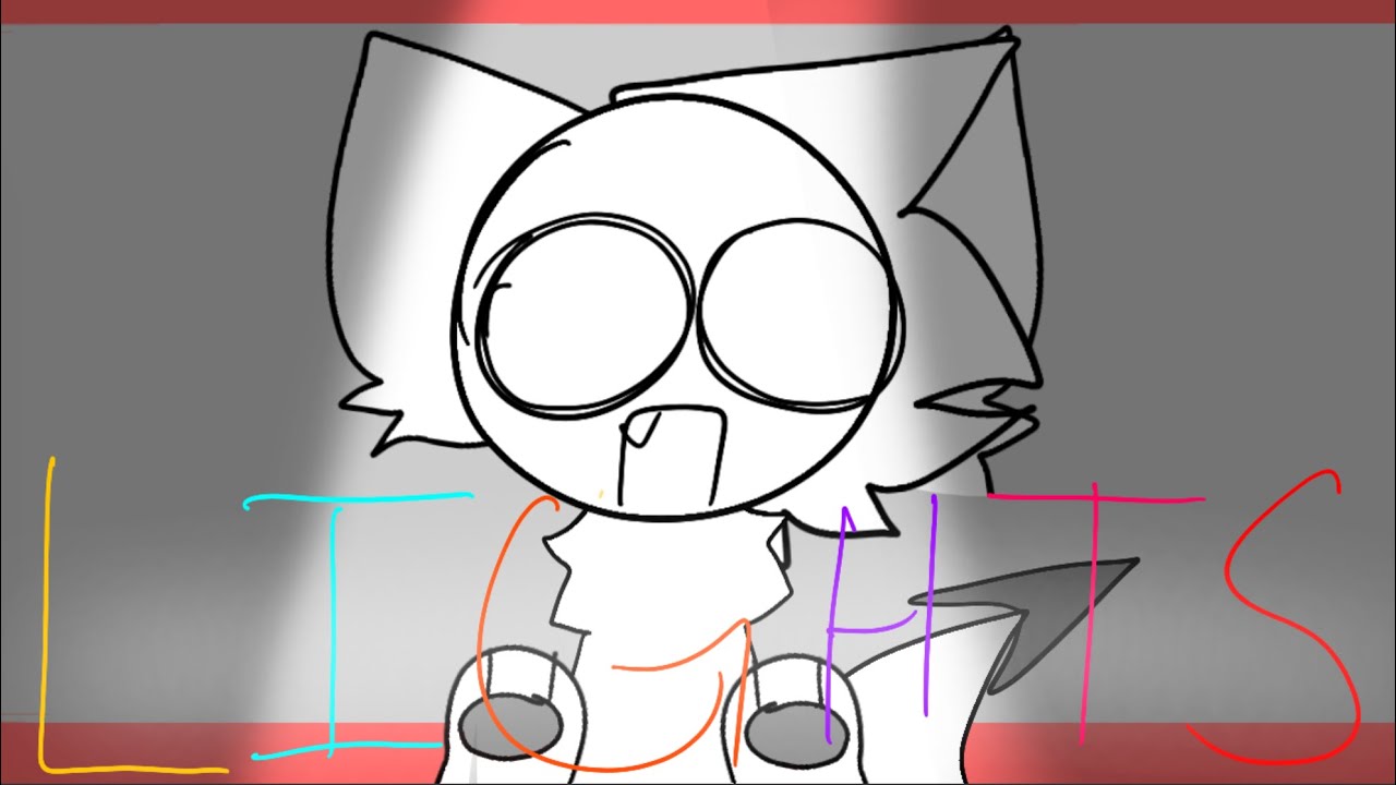 LIGHTS animation - no fbf test - YouTube