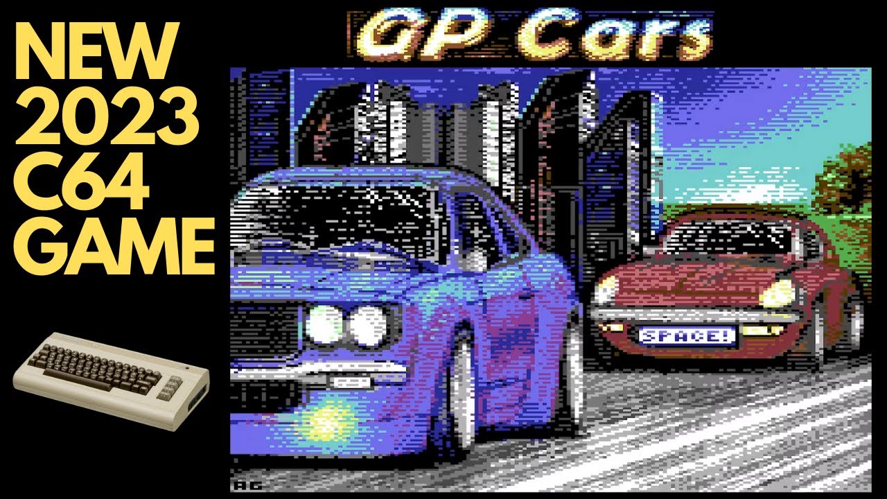 New Commodore 64 Game - GP Cars (2023) - YouTube