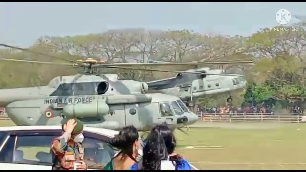 Landing of VVIP - YouTube
