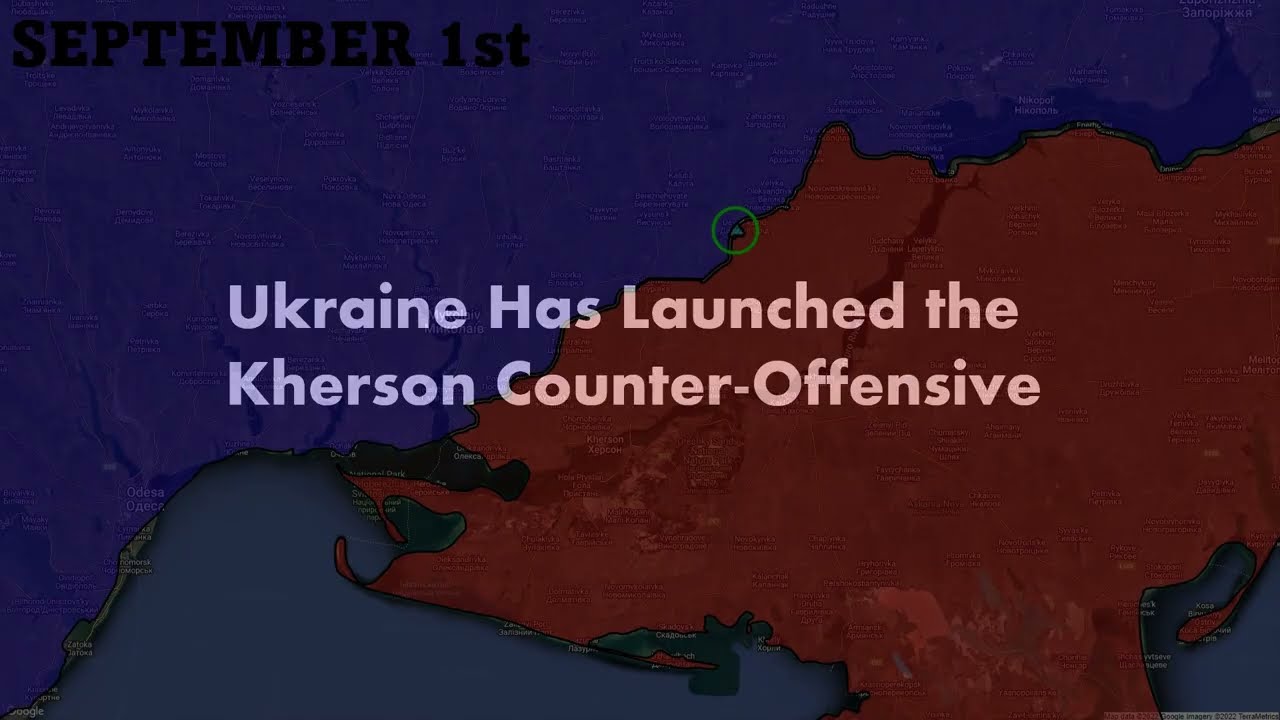 September 1st-4th | Ukraine Southern Counter-Offensive | Map Updates ...