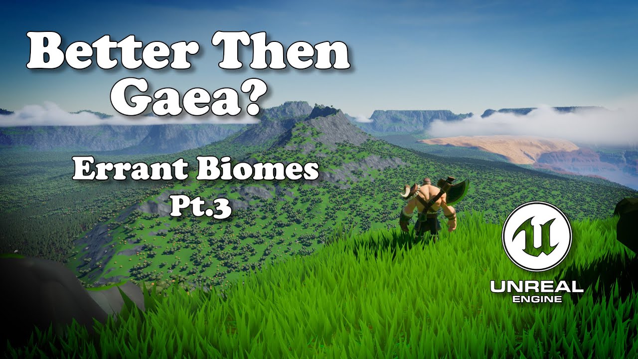 Build massive landscape with Errant Worlds In Unreal Engine PT.3 - YouTube