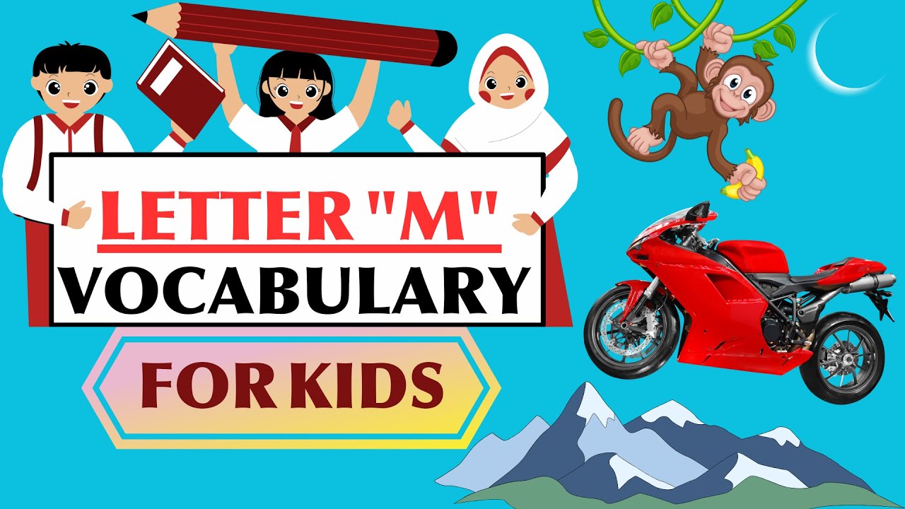 Letter Mm | Learn letter M | Words that start with letter M | Phonics ...