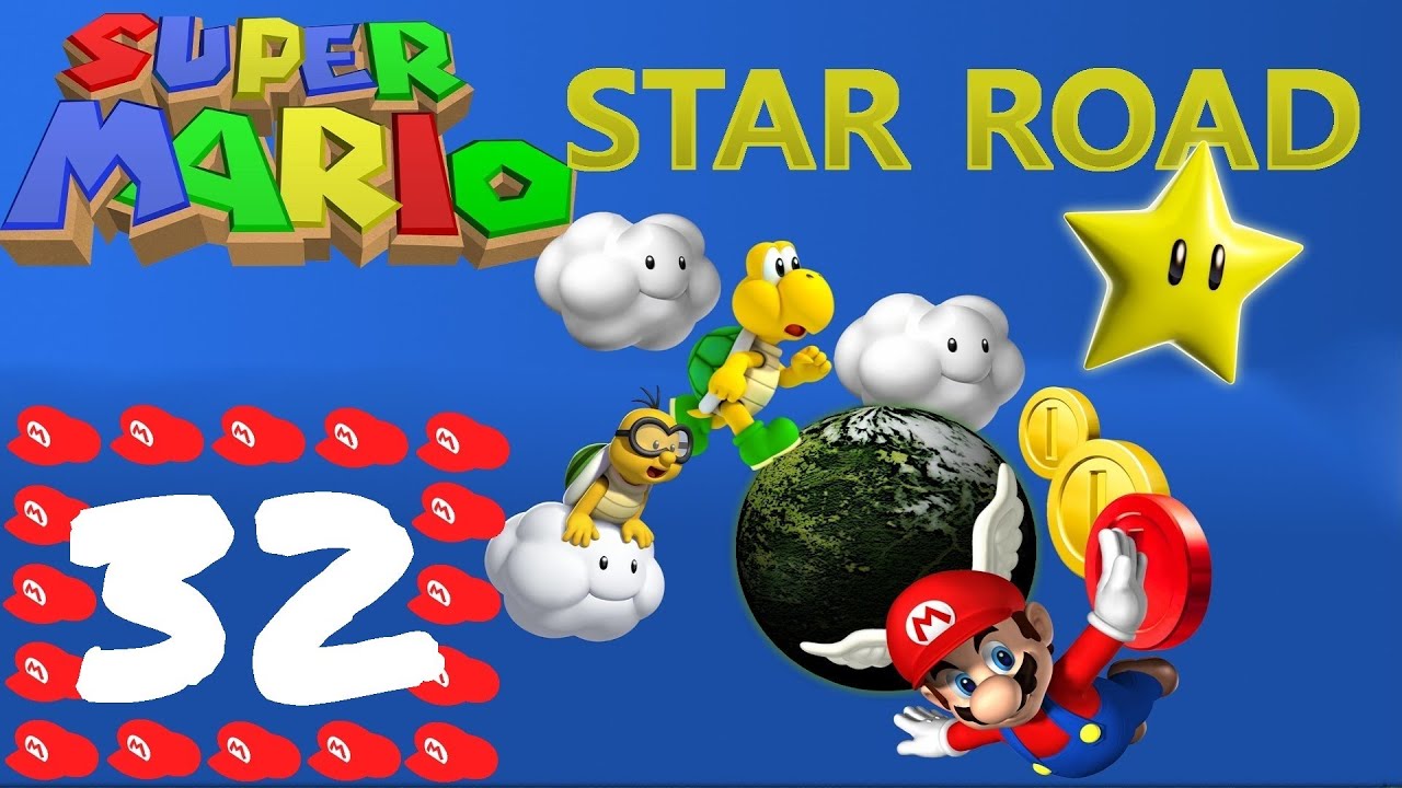 Let´s play Super Mario Star Road - Part 32 - XXL Thwomps [BLIND] - YouTube