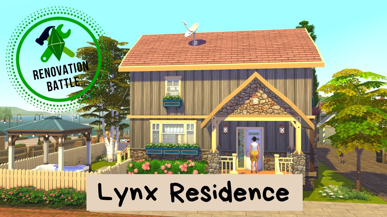 Renovation Battle - Lynx Residence - THE SIMS 4 - YouTube