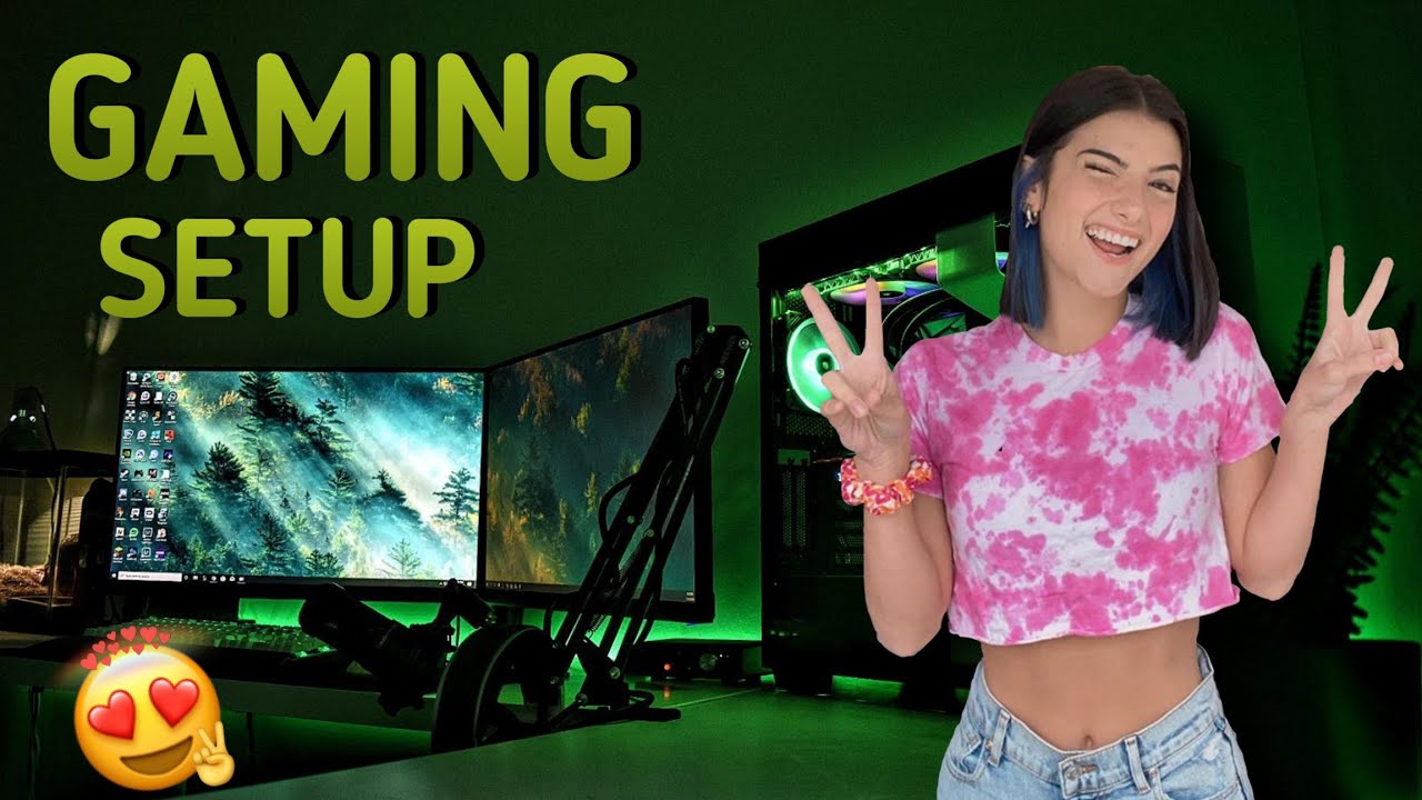 MY FIRST GAMING PC SETUP || DREAM COMPLETED 😘 SETUP TOUR 😄 - YouTube