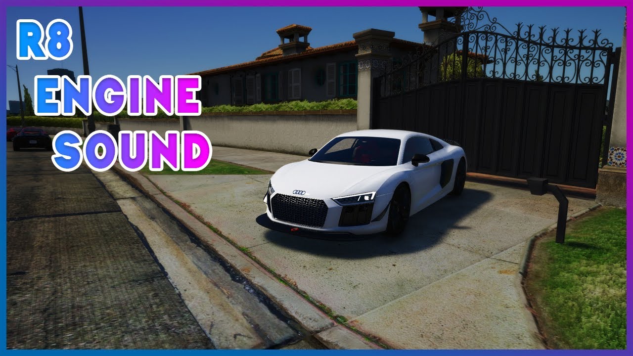 GTA V Mod Install: R8 Engine Sound - YouTube