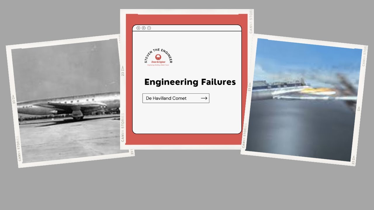 The De Havilland Comet Crashes: Engineering Failures - YouTube