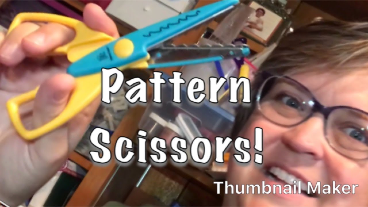 Scrapbook Decorative Scissors - YouTube