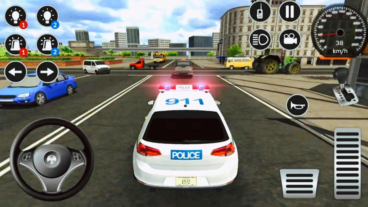 Police Car Game Simulation 2021 - 3D Police Car Games - Gameplays - YouTube