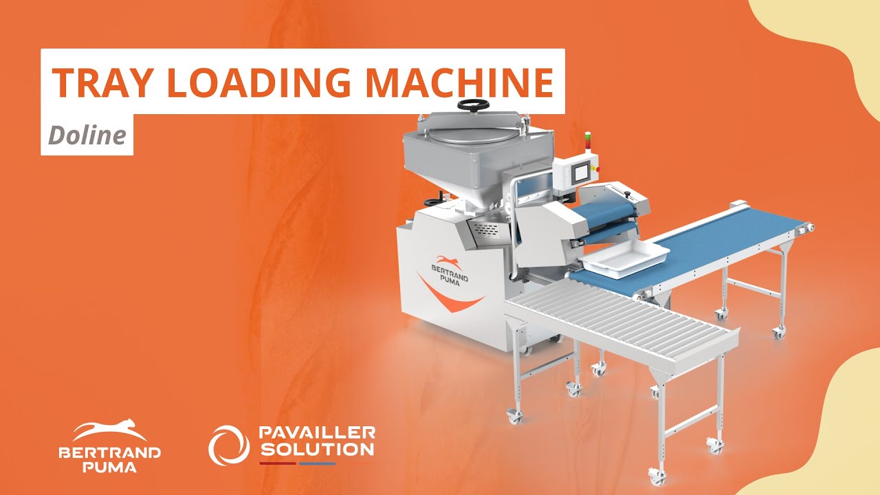 Tray loading machine | DOLINE | Bertrand-Puma - YouTube