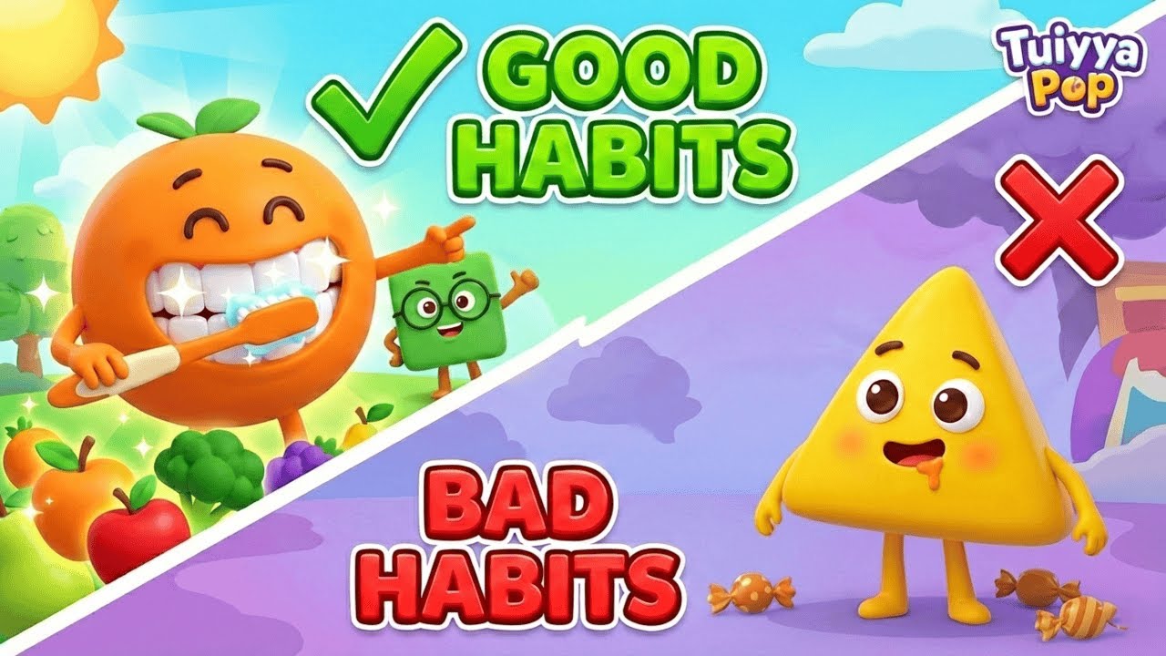 Good or Bad Habit? 🧼 Fun Educational Quiz for Kids! | Tuiyya Pop - YouTube