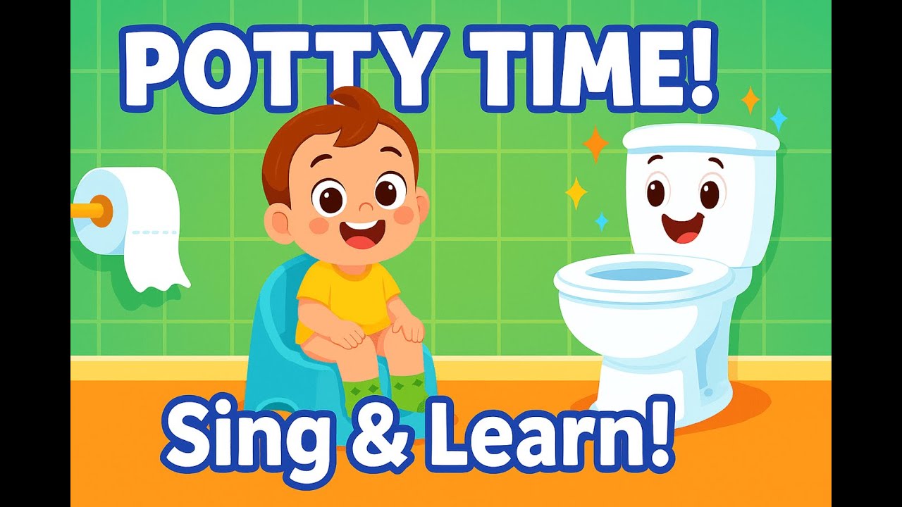 🎵 Potty Time is Go Time! 🚽 Funny Toddler Song | Potty Training for Kids ...