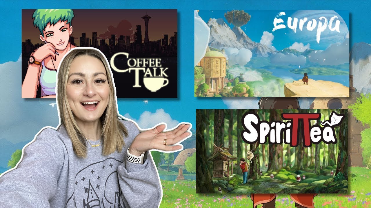 3 COZY GAME DEMOS | Europa (NEW!), Spirittea, & Coffee Talk - YouTube