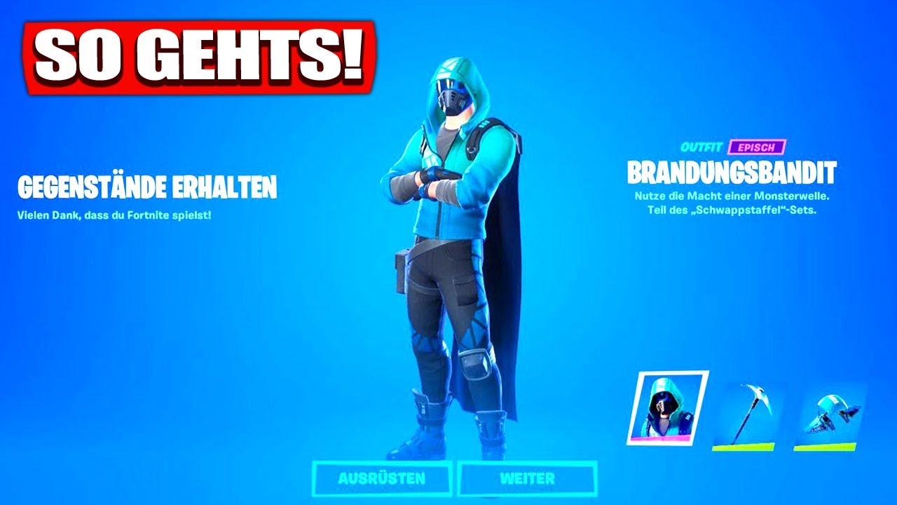 GRATIS INTEL Skin Bundle bekommen! (Fortnite Brandungsbandit kostenlos ...