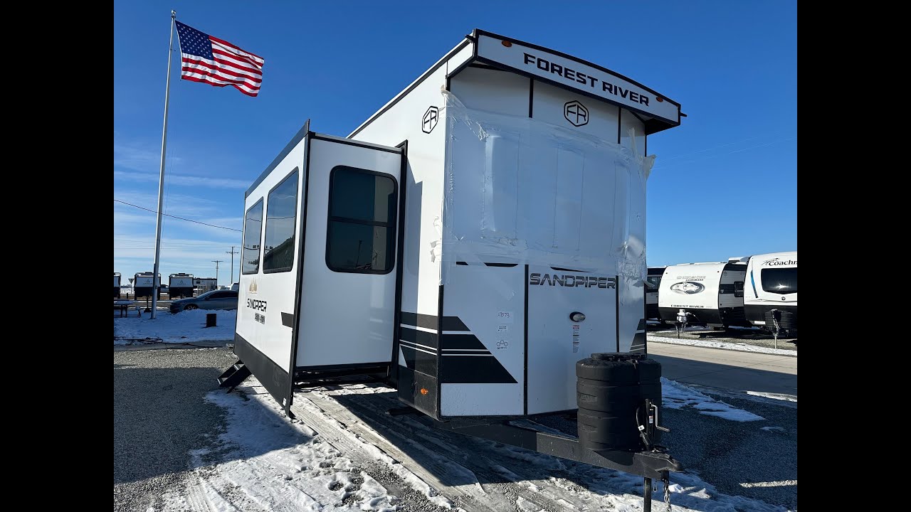 New 2025 Forest River RV Sandpiper Destination Trailers 402FK - YouTube
