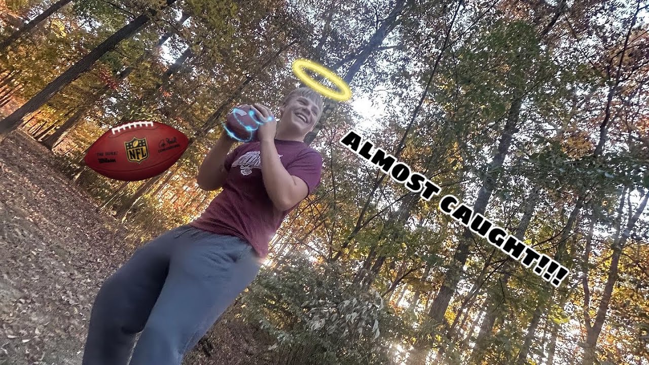 running routes in people’s front yard [insane catches!!!] almost caught ...
