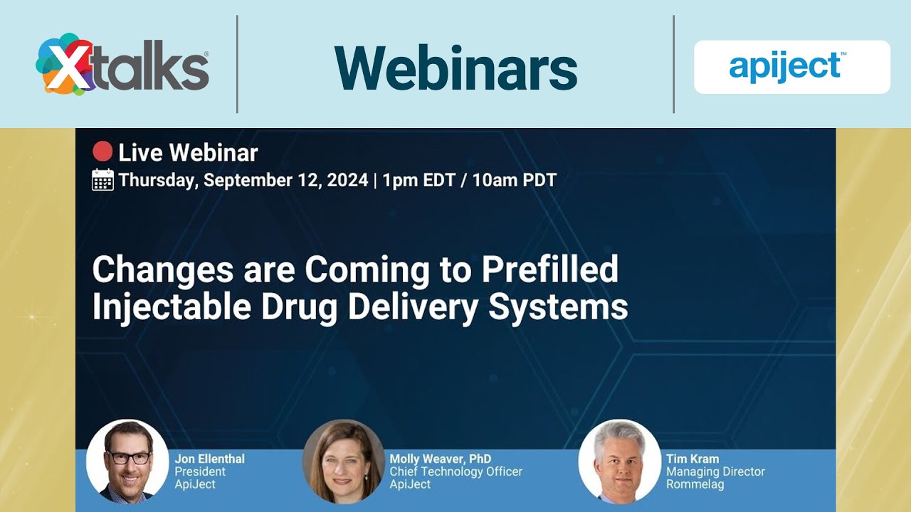 Changes are Coming to Prefilled Injectable Drug Delivery Systems - YouTube