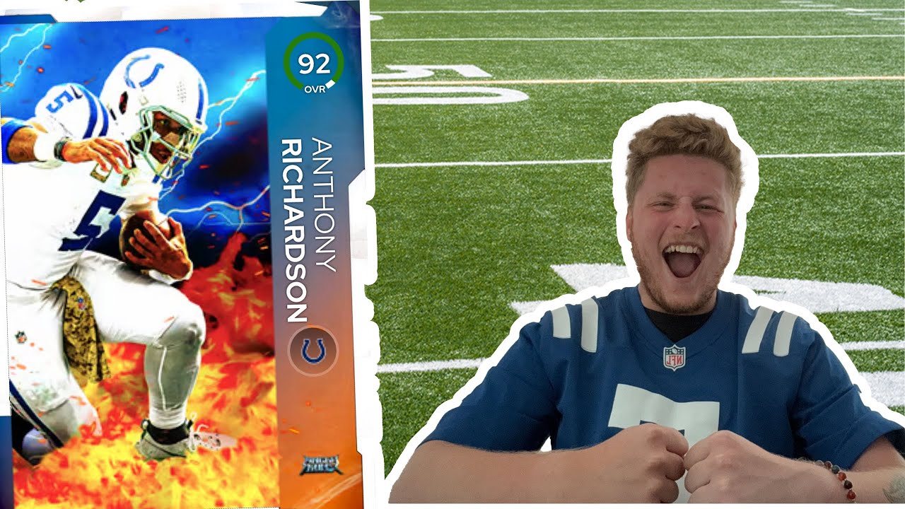 ANTHONY RICHARDSON RUNS ANGRY! MADDEN 25 ULTIMATE TEAM - YouTube
