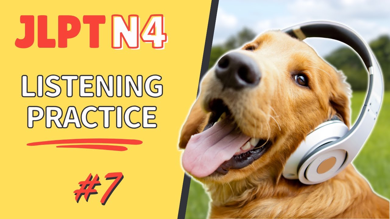 JLPT N4 Listening Practice with answers #7 (Japanese Conversation ...
