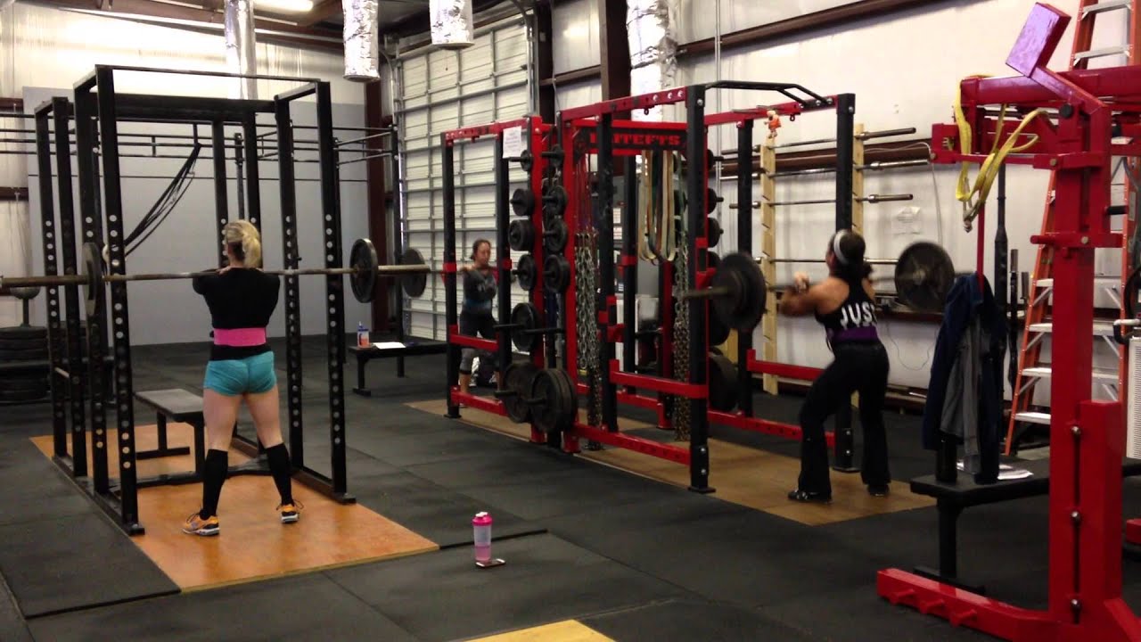 Gillian Ward, Christis Raimo, Autumn Massey Front Squat 5x5 - YouTube