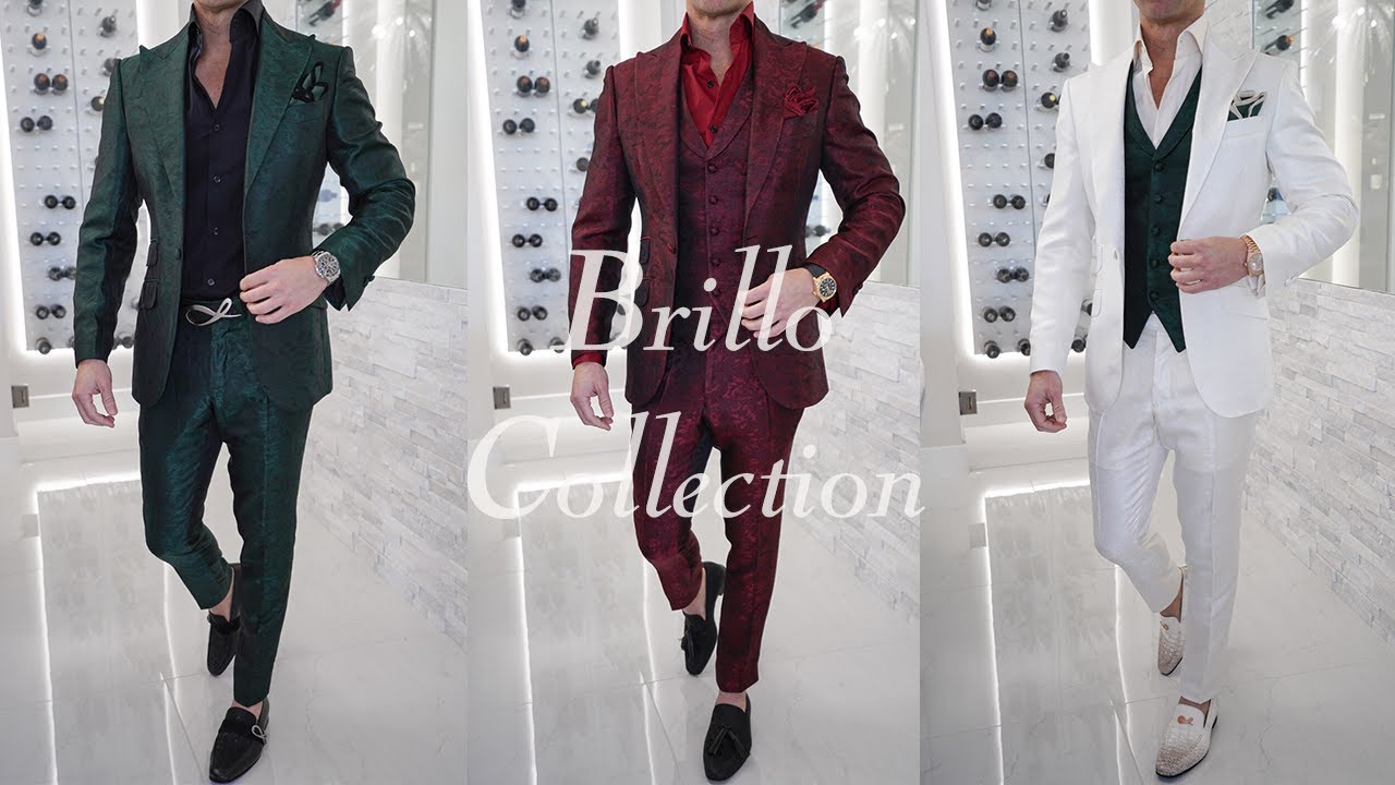 Men's Formal Suit Collection | Sebastian Cruz Couture Suits - YouTube